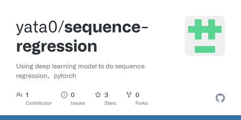 Github Yata0sequence Regression Using Deep Learning Model To Do