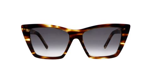 Sunglasses Saint Laurent New Wave Mica Sl 276 Mica 044 55 16 Havana