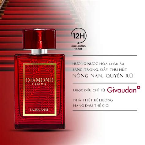 Nước Hoa Nữ Laura Anne Perfume Diamond Femme 45ml
