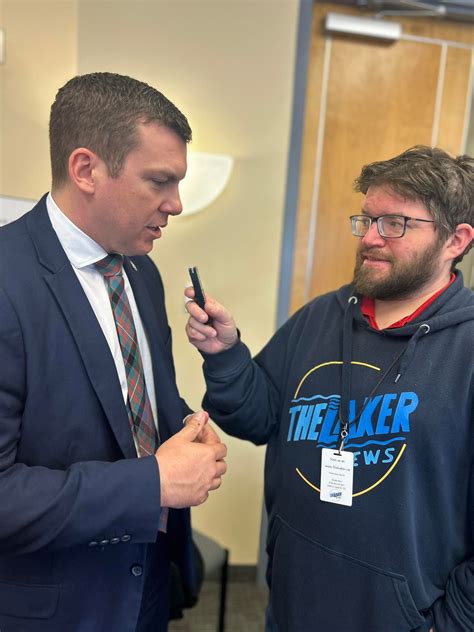 Kody Blois Always Great To Chat With Local Reporter Pat Healey Of The