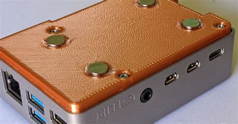 Magnetic Mount For Flirc Raspberry Pi 4 Case By Melgish Download Free Stl Model