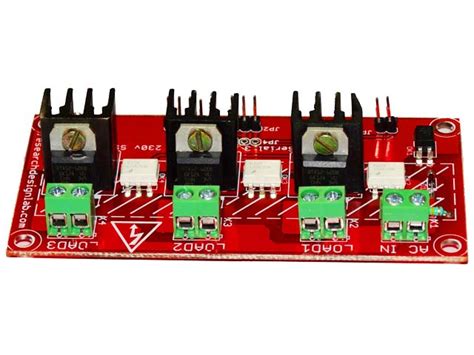 Buy Serial 3 Channel AC 230V SSR And Dimmer For ATMEL PIC Arduino Raspberry Pi ARM Online 799