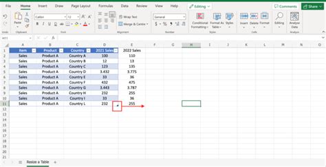 How To Extend A Table In Excel SpreadCheaters