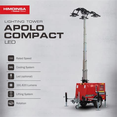 Jual Lighting Tower Yanmar Apolo Compact Led 4x350w Kab Serang Himoinsa Indonesia Tokopedia