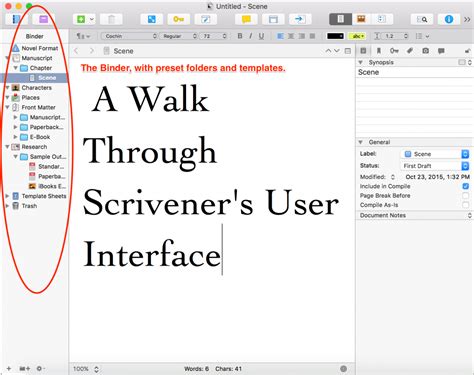 Writing And Plotting With Scrivener