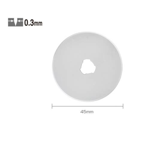 Olfa 로터리 커터 교체용 칼날 45mm 엘르퀼트