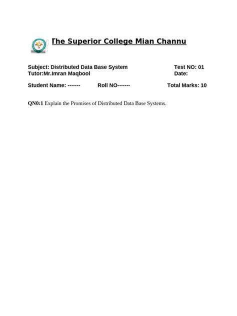 Promises Of Distributed Database Systems Pdf