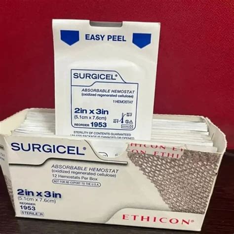 Surgicel Original Hemostat 1953 Ethicon At ₹ 10000piece Surgicel
