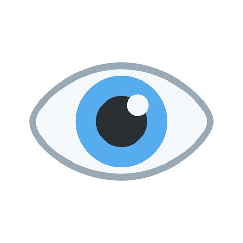 Eye Emoji Iconic Eye Emoji Expression Digital Eye Eye