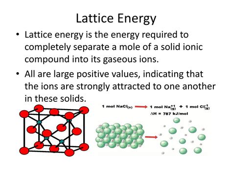 Lattice Energy Trend Periodic Table Compounds Inrikoloco