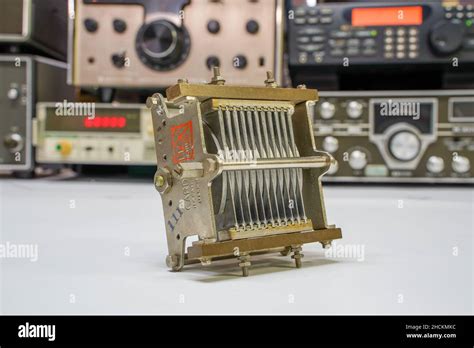 Hoogkerk Netherlands November 10 2021 Tuning Capacitor Or Rotary Variable Capacitor Variable