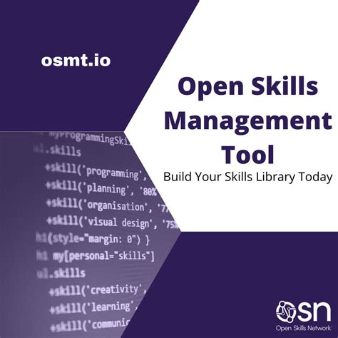 Open Skills Network On Linkedin Osmt Osn Openskills Skillslibrary