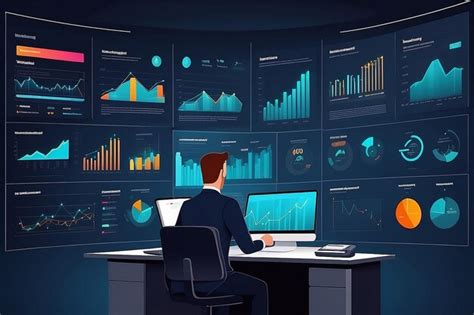 Premium Photo Flat Vector Design Statistical And Data Analysis For
