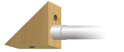 Angle Mounted Closet Rods Hardware Decor