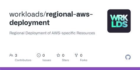 Github Workloadsregional Aws Deployment Regional Deployment Of Aws