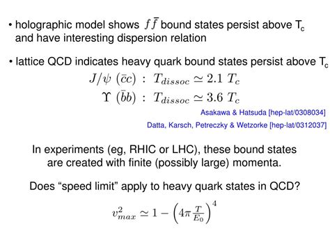 Ppt Spectral Functions For Holographic Mesons Powerpoint Presentation Id2681140