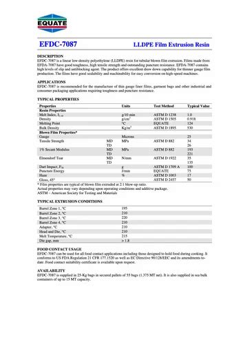 White 7087 Equate Lldpe Granule Efdc 7087 Film Packaging Type Bag