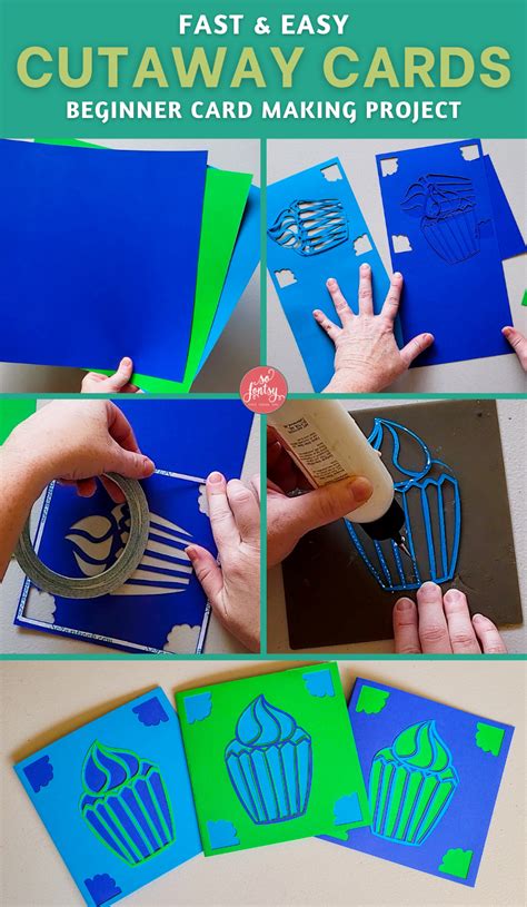 How To Make Cutaway Cards So Fontsy