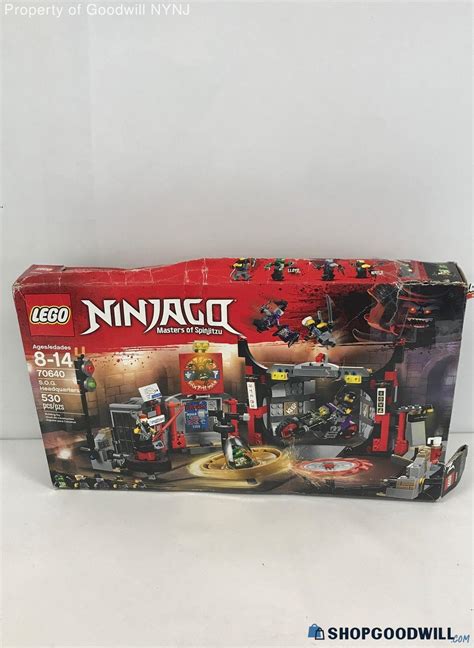 Lego 70640 Ninjago Sons Of Garmadon Sog Headquarters As Is