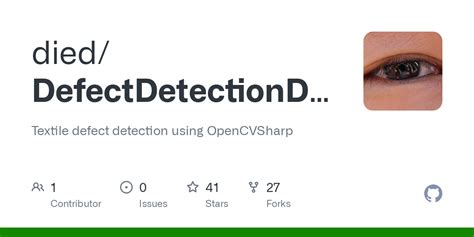 Github Dieddefectdetectiondemo Textile Defect Detection Using Opencvsharp
