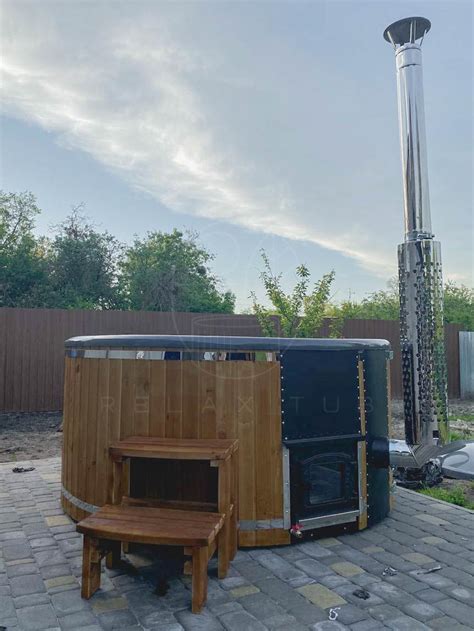 Найбільший вибір сучасних чанів на дровах від виробника Relax Tub