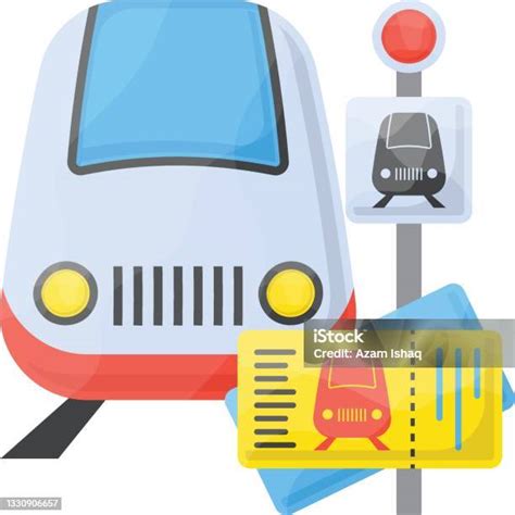 기차 개념으로 여행 철도 패스 벡터 아이콘 디자인 여행 및 관광 기호 휴일 및 휴가 표지판 발견 및 탐사 스톡 일러스트 객차에 대한 스톡 벡터 아트 및 기타 이미지 Istock