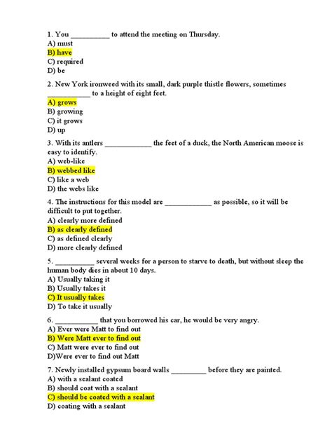 Structure 40 Questions Test Pdf Stars