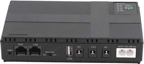 Mini Ups Battery Backup Uninterruptible Power Supply For Router Modem Security