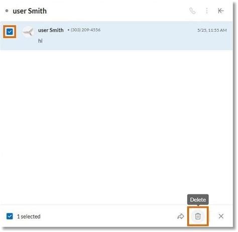 Forwarding And Deleting Text Messages In Bulk In The AT T Office Hand Desktop And Web 94884