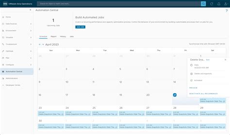 automated snapshot cleanup with vmware aria operations
