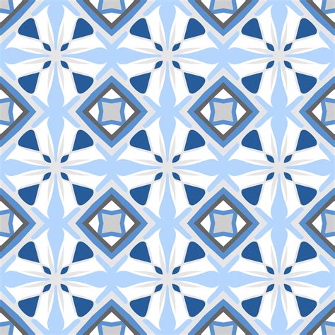 Blue Tone Chevron Zigzag Pattern Design With Aztec Style Seamless Chevron Pattern Vector