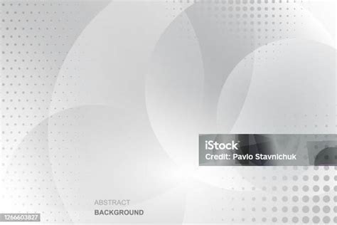 추상 밝은 흰색 회색 빛 그라데이션 배경 연마 곡선 원 기하학적 현대 디자인 스톡 벡터 질감에 대한 스톡 벡터 아트 및 기타 이미지 Istock