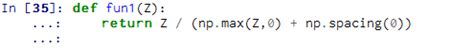 Numpy Python Divide Values In Cell By Max In Each Column Stack Overflow