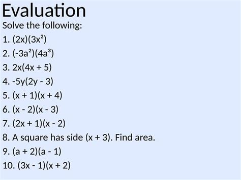 Multiplyingpolynomialsgrade7enhancedpptx