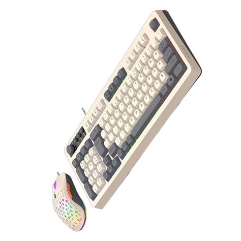 Yammee Portable Thin Film Wire Keyboard Mouse Multiple Systems Compatible For Ergonomic Layout