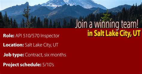 now hiring api 510 570 inspector sentinel integrity
