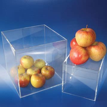 Clear Acrylic Cube Display