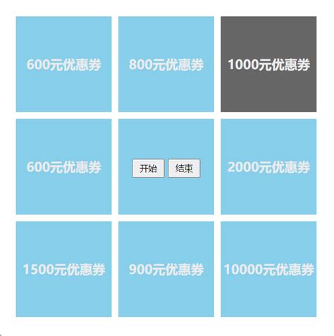 原生js实现简化版幸运大转盘js实现大转轮 Csdn博客