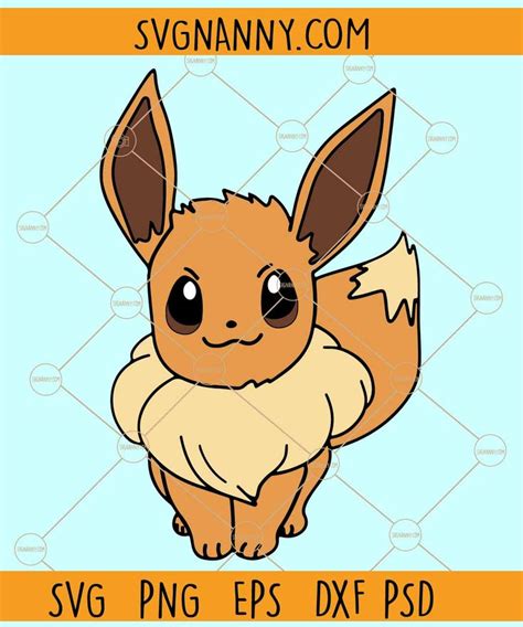 Evee Svg Eevee Clipart Svg Eevee Vector Svg Eevee Png Eevee