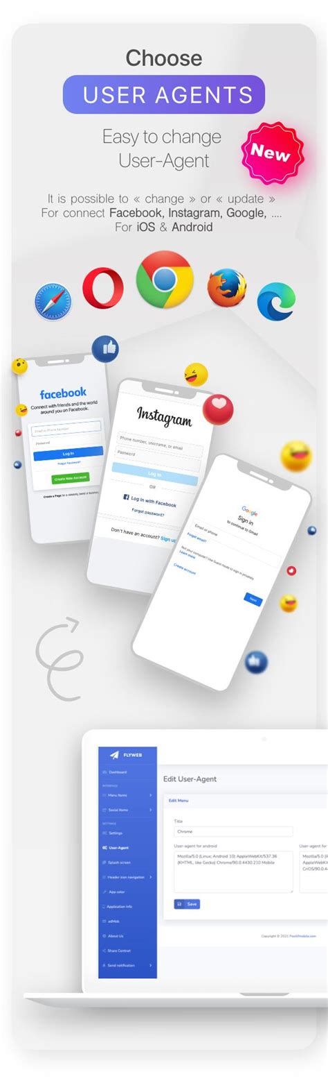 تطبيق Flyweb For Web To App Convertor Flutter Admin Panel V201 كامل مع لوحة التحكم
