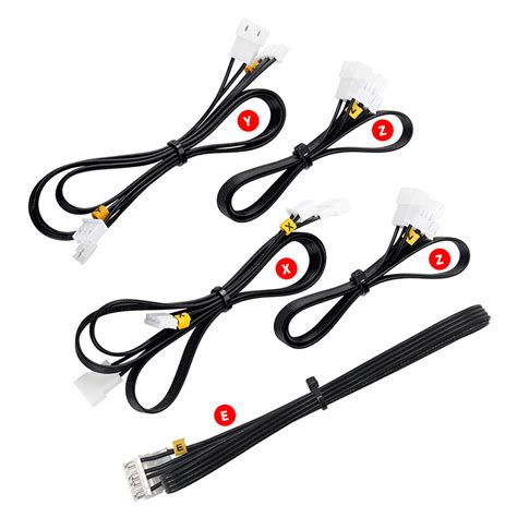 3d 프린터 부품 X Y Z E 축 스텝퍼 모터 및 리미트 스위치 익스텐션 케이블 암수 길이 케이블