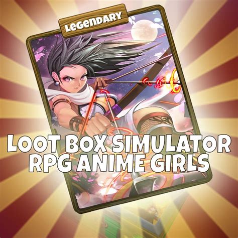 Loot Box Simulator Rpg Anime Girls Cover Or Packaging Material Mobygames