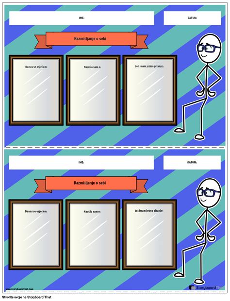Self Reflection Exit Pass Storyboard Par Hr Examples