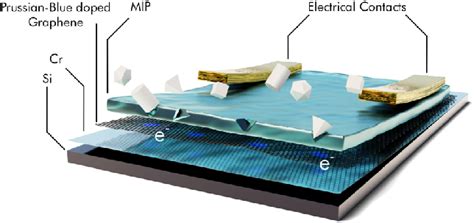 4 Layer Structure Of The VOC Sensor With Electrical Contacts To Be Download Scientific Diagram