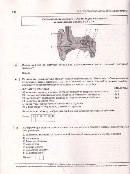 ЕГЭ-2024. Биология. Типовые экзаменационные варианты. 30 вариантов ...