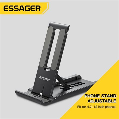 Essager Portable Desktop Holder Foldable Mini Moblie Phone Stand For Iphone 13 Pro Max Ipad