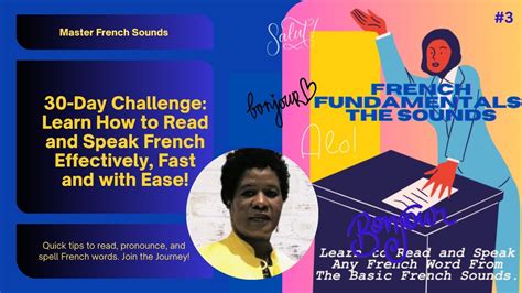 30 Days Challenge: Learn How to Speak French Effectively, Fast and with Ease-Part 1 - YouTube