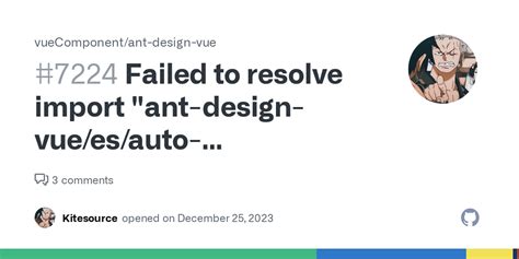 Failed To Resolve Import Ant Design Vueesauto Completestyle