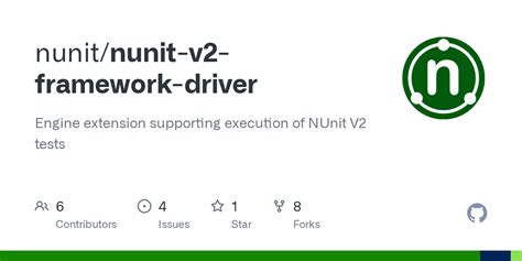 GitHub Nunit Nunit V Framework Driver Engine Extension Supporting Execution Of NUnit V Tests