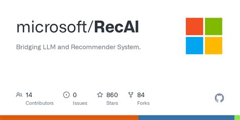 Github Microsoftrecai Bridging Llm And Recommender System